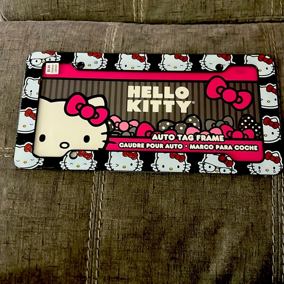 Sanrio | Other | Hello Kitty Auto License Platemarco De Etiqueta ...